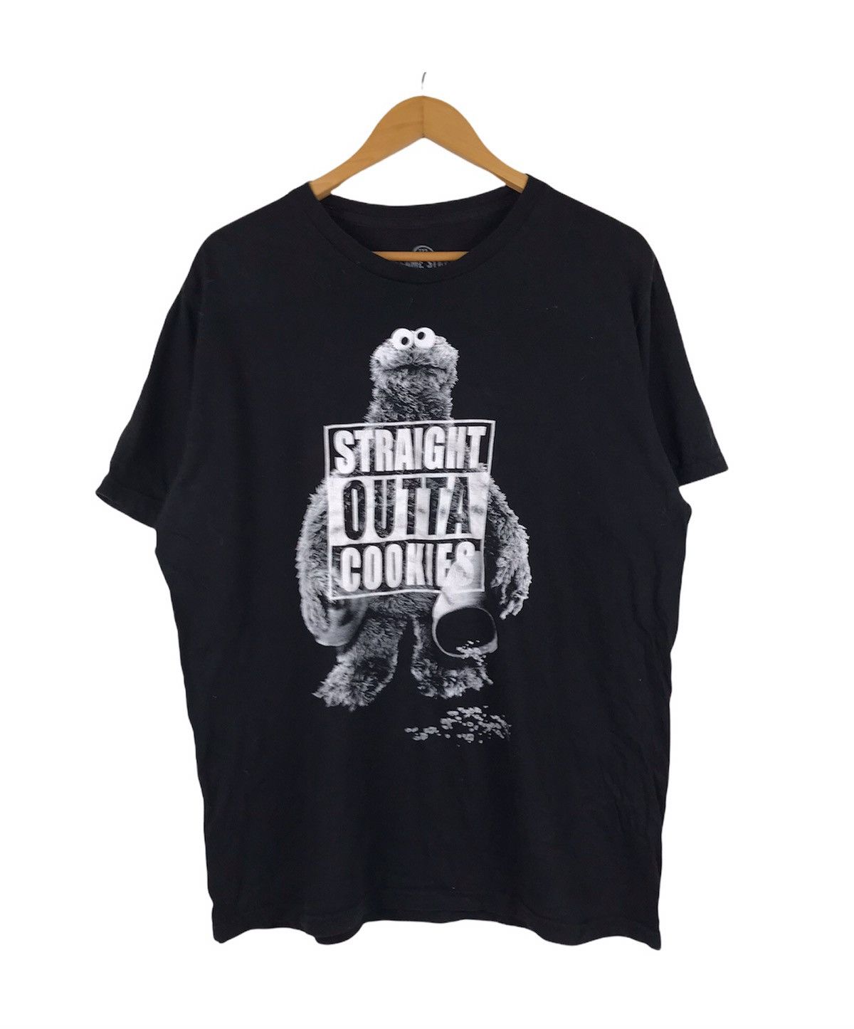 Cartoon Network × Vintage Sesame Street Straight Outta Cookies Shirt ...