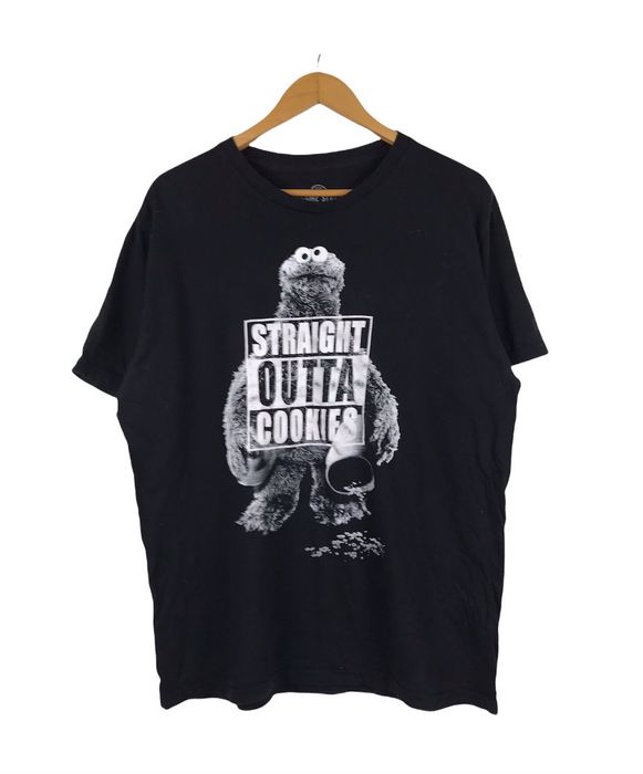 Vintage Sesame Street Straight Outta Cookies Shirt | Grailed