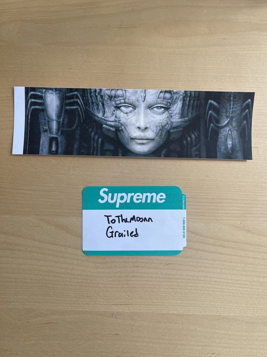 Supreme Supreme HR. Giger Box Logo Sticker | Grailed