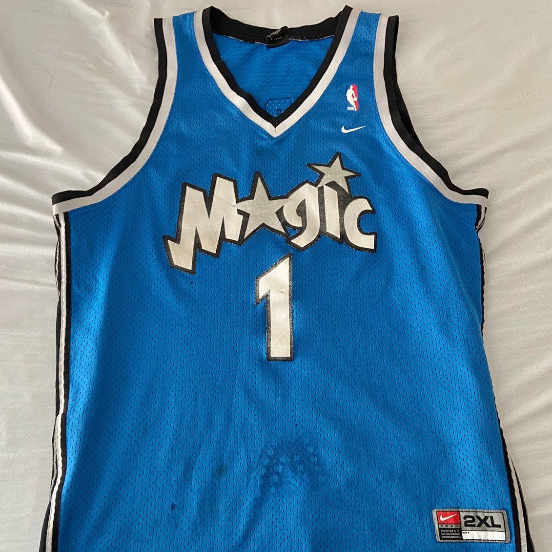 Nike Vintage Nike Magic Orlando Graphics Blue Jersey | Grailed