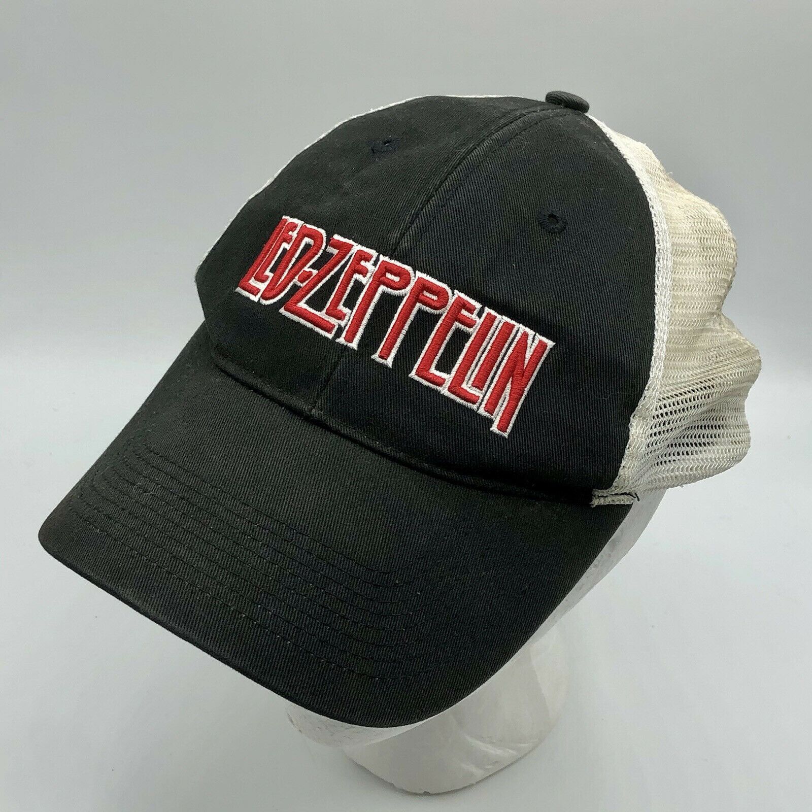 Liquid Blue Led Zeppelin Snapback Mesh Hat | Grailed