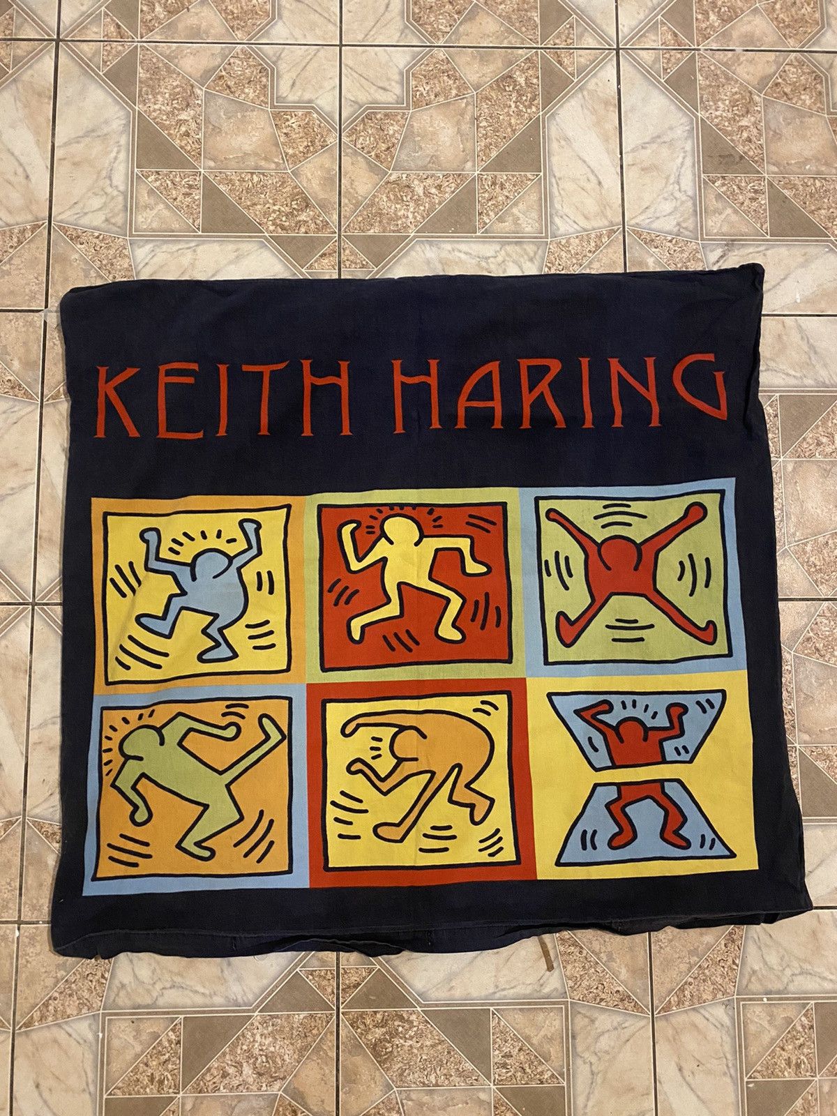 Keith Haring × Playboy × Vintage Vintage keith haring x playboy pillow ...