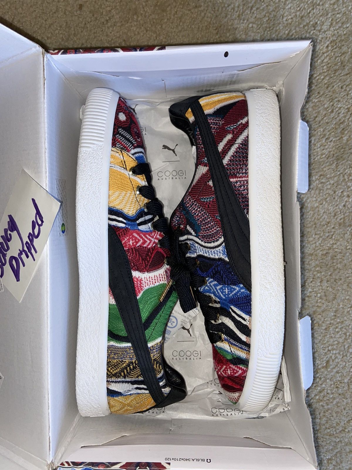 Coogi × Puma Puma Clyde Coogi collab | Grailed