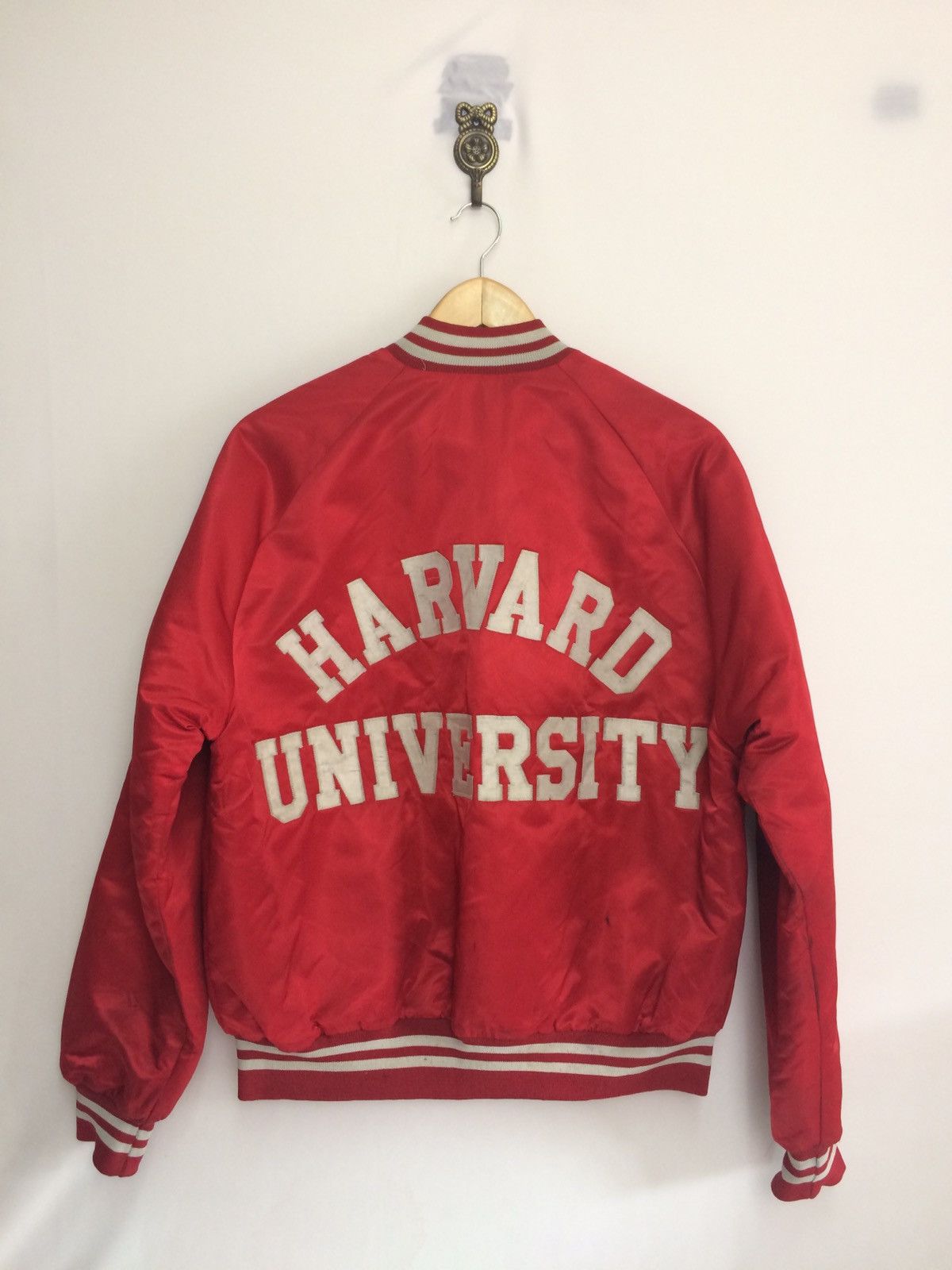 Harvard VINTAGE HAVARD UNIVERSITY VARSITY JACKET BOMBER JACKET FULL ...