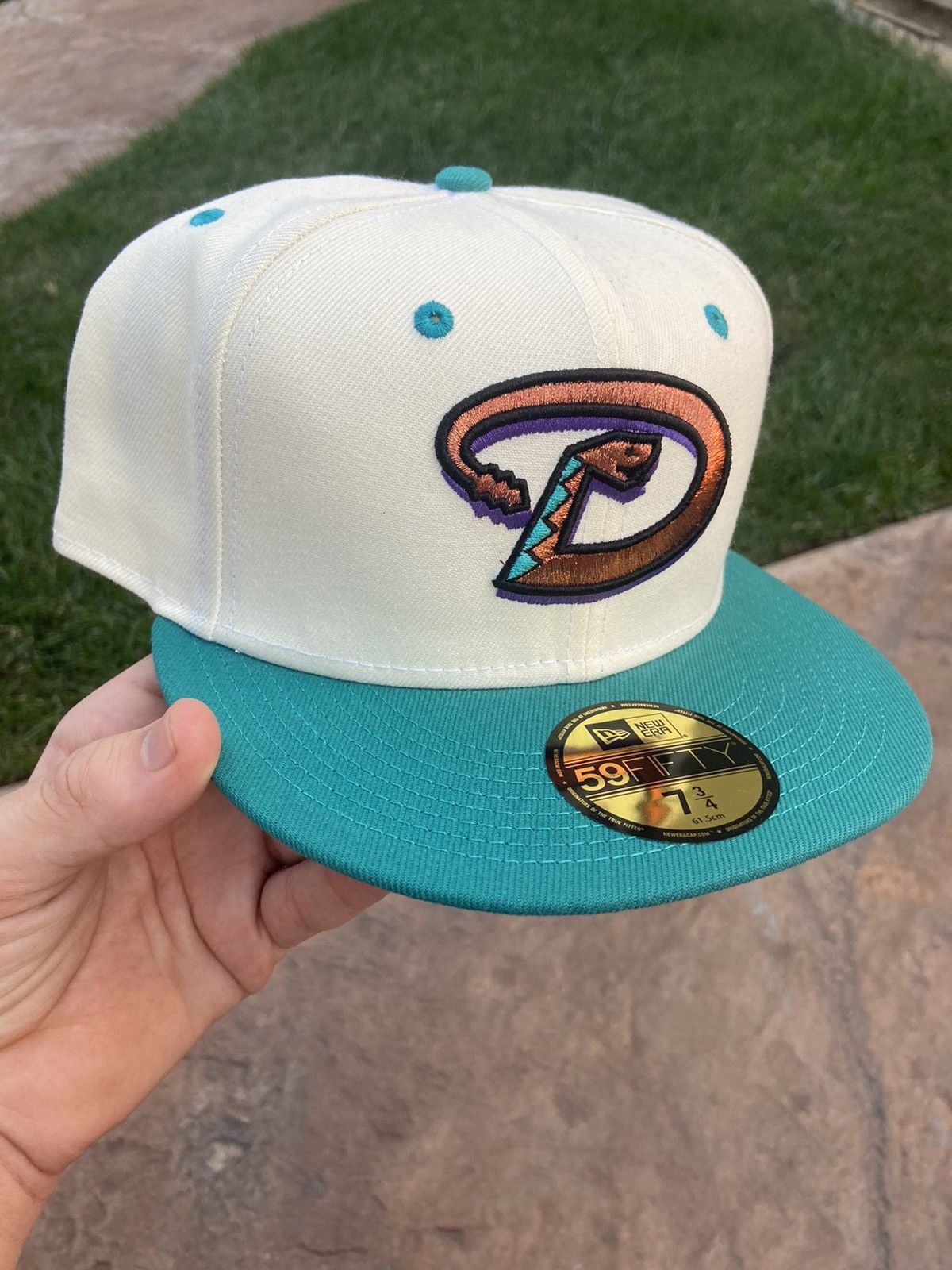 Hat Club Hat Club Ivory Collection Arizona Diamondbacks Dbacks Fitted ...