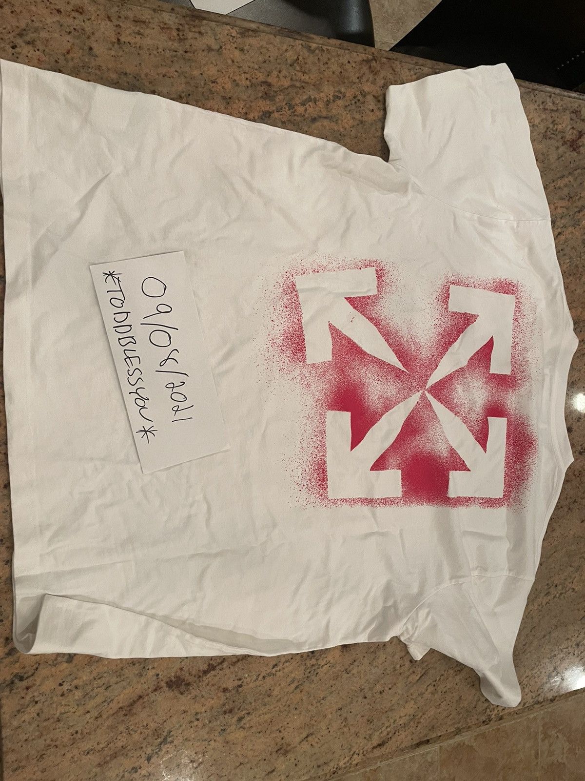 Off-White Off white red off white logo | Grailed