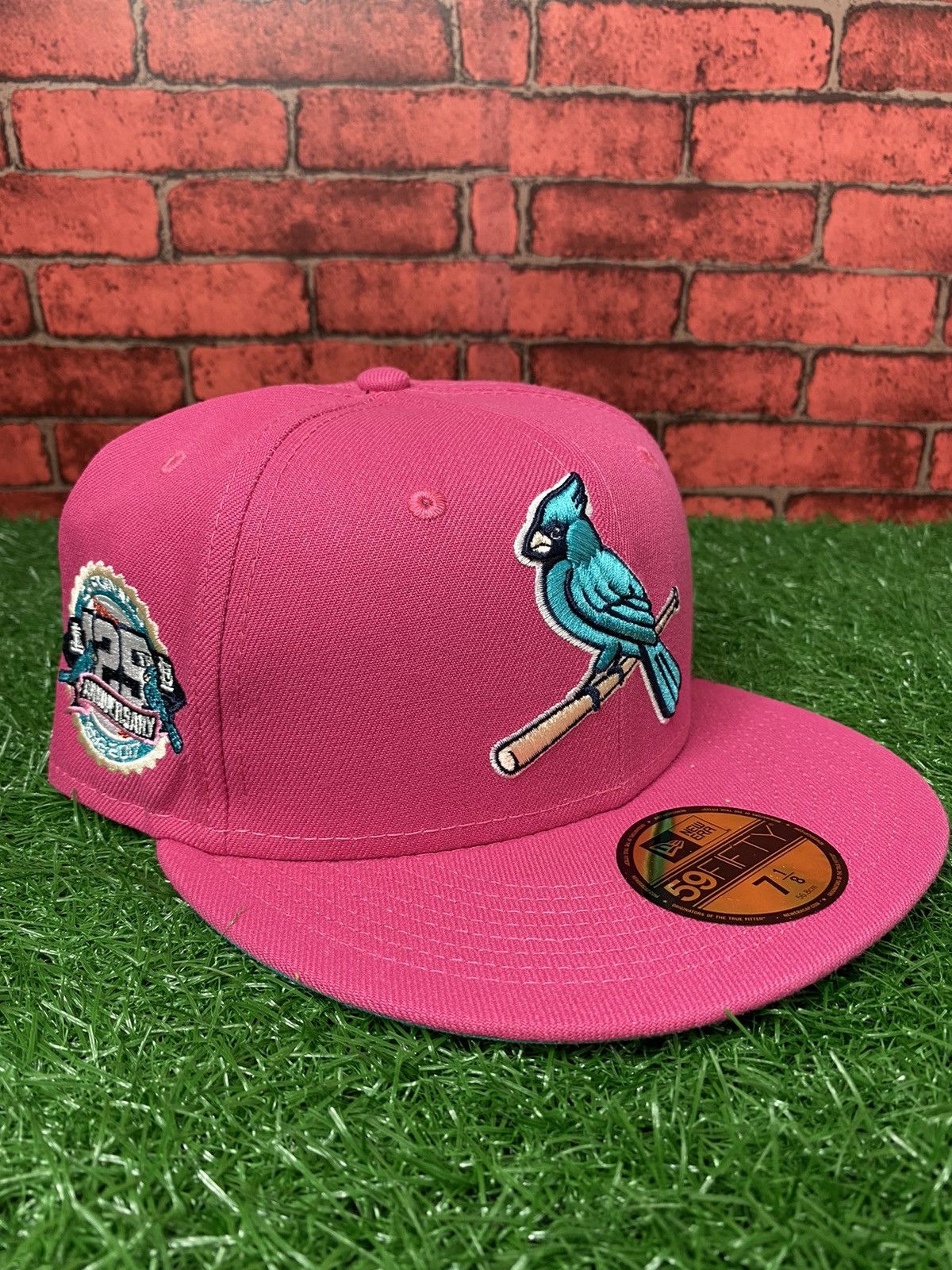 New Era Cardinals 125th year anniversary teal brim fitted 7 1/8 | Grailed