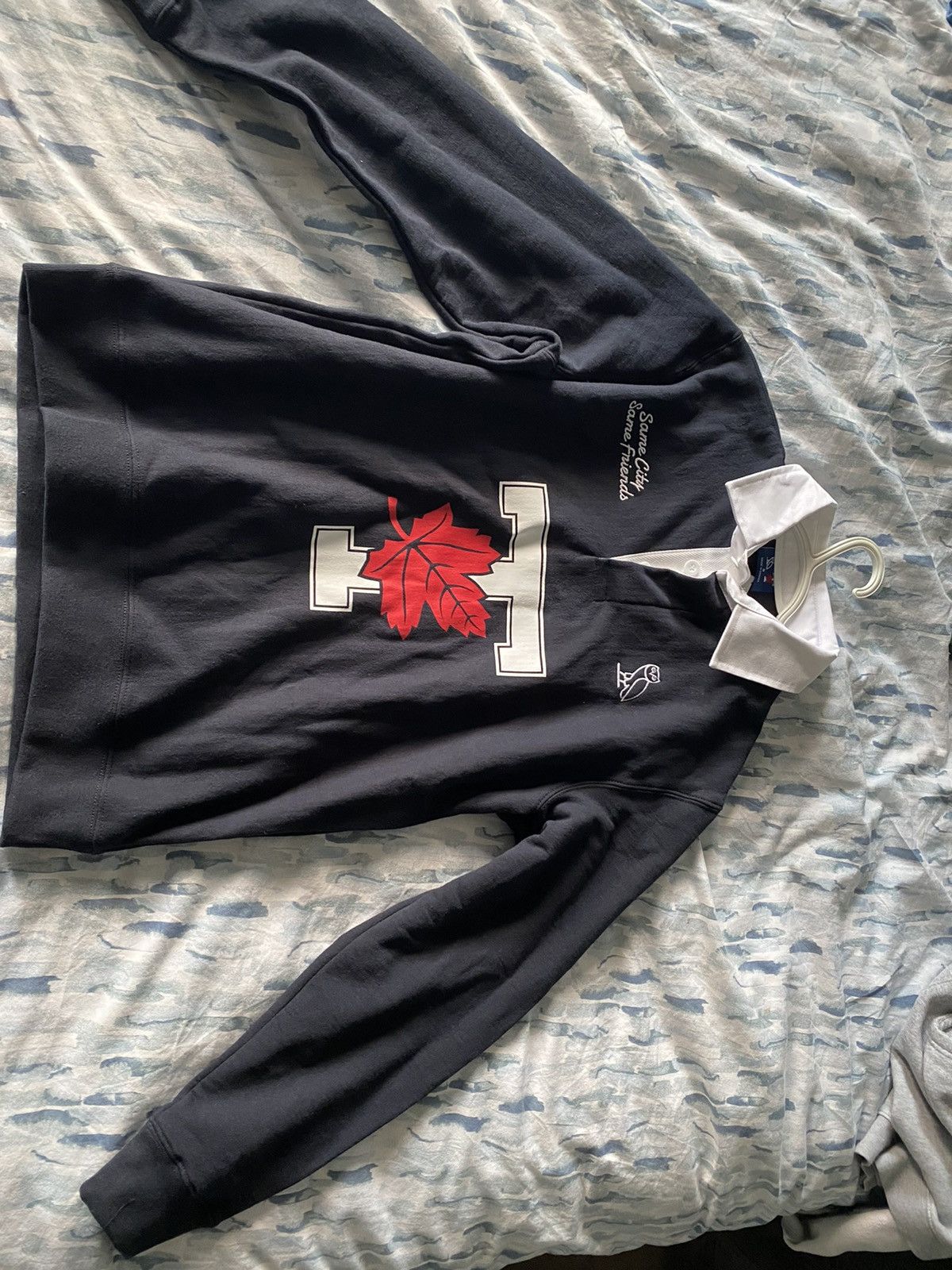 October's Very Own OVO x UofT Rugby Polo - Navy - Small | Grailed