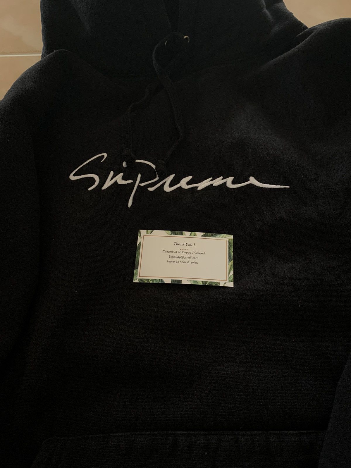 Supreme Classic Script Hoodie | Grailed
