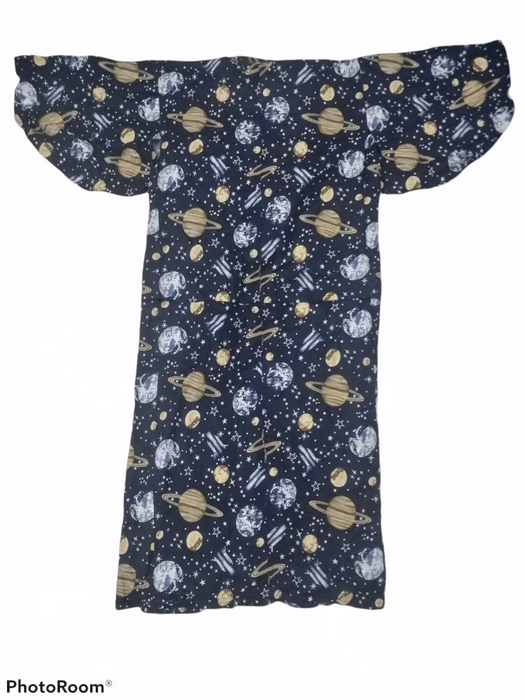 Japanese Brand Vintage kimono japanese noragi haori galaxy space design ...