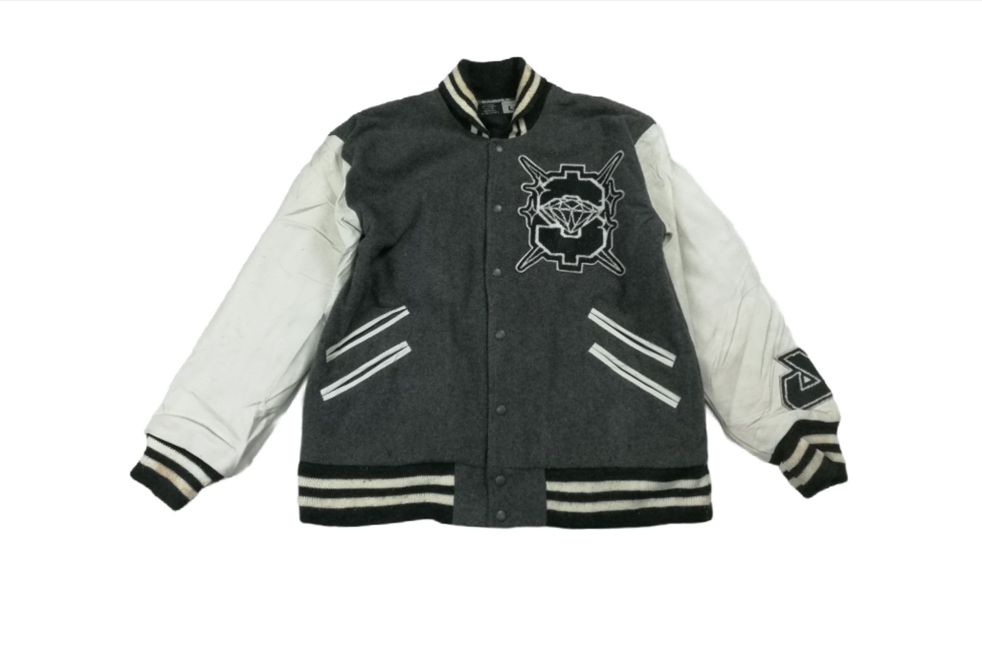 Authentic × Genuine Leather × Varsity Jacket Authentics Sample design ...