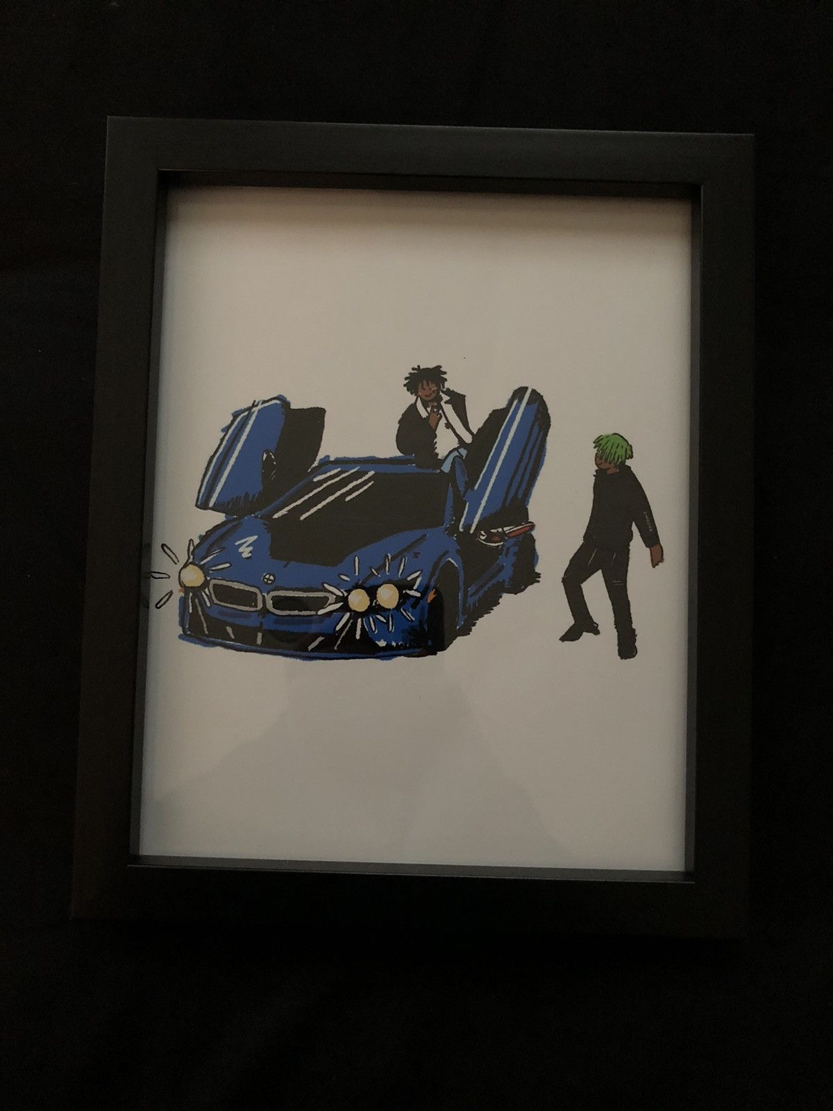 Kodone Kodone Playboi Carti & Lil Uzi BMW I8 Print 82/100 | Grailed