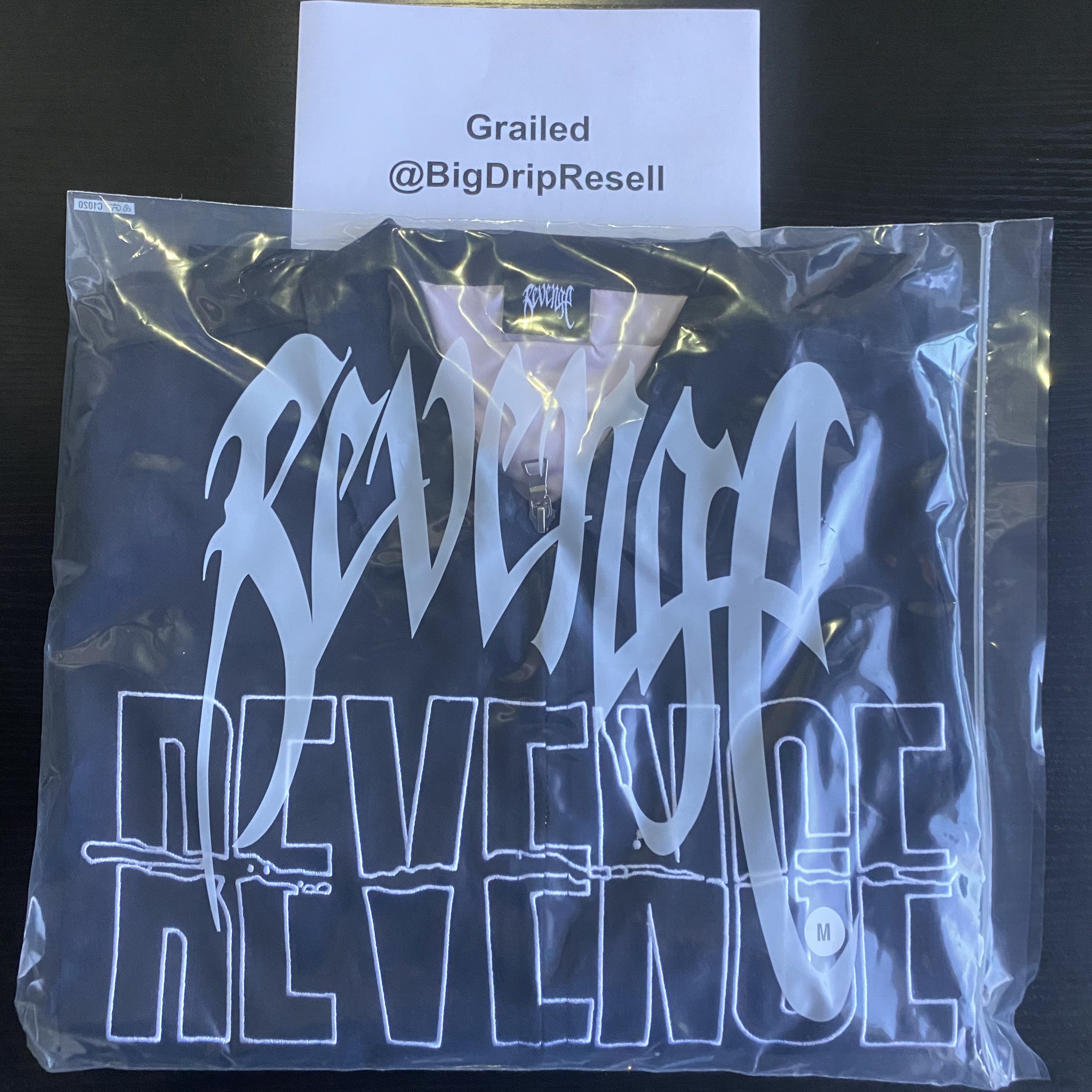 Revenge (M) Revenge Psycho Embroidered Work Jacket Black (DS) | Grailed