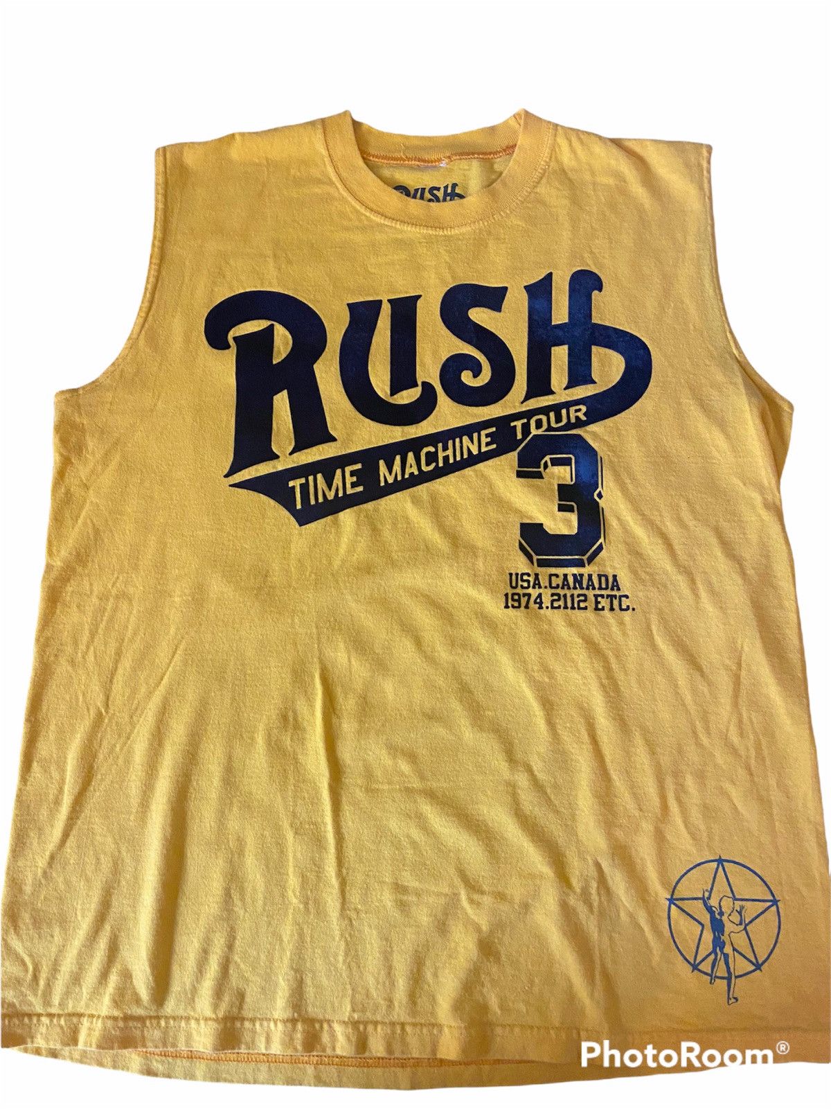 Rock T Shirt × Streetwear × Vintage Vintage Rush time machine merch ...