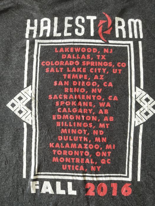 Tour Tee Halestorm 2016 Fall Tour T-Shirt | Grailed