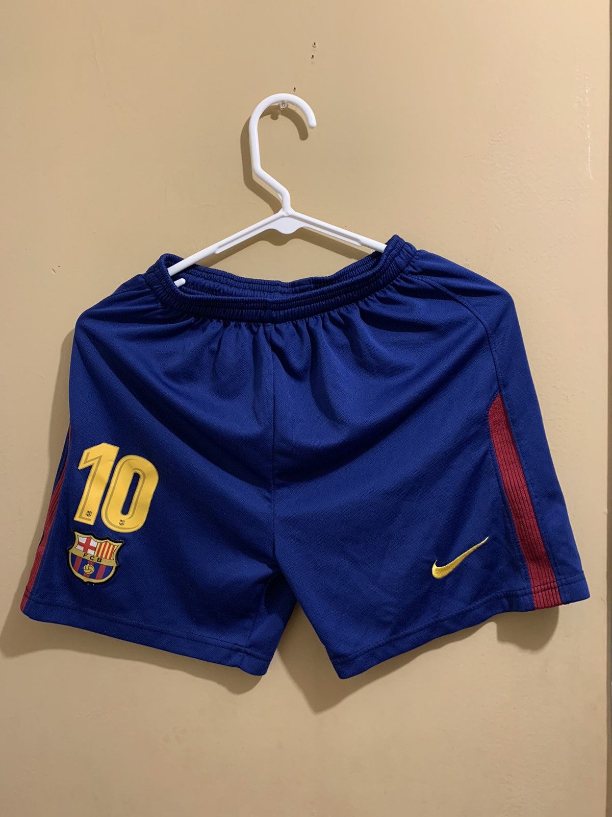 Streetwear × Vintage Vintage Barcelona Messi shorts | Grailed
