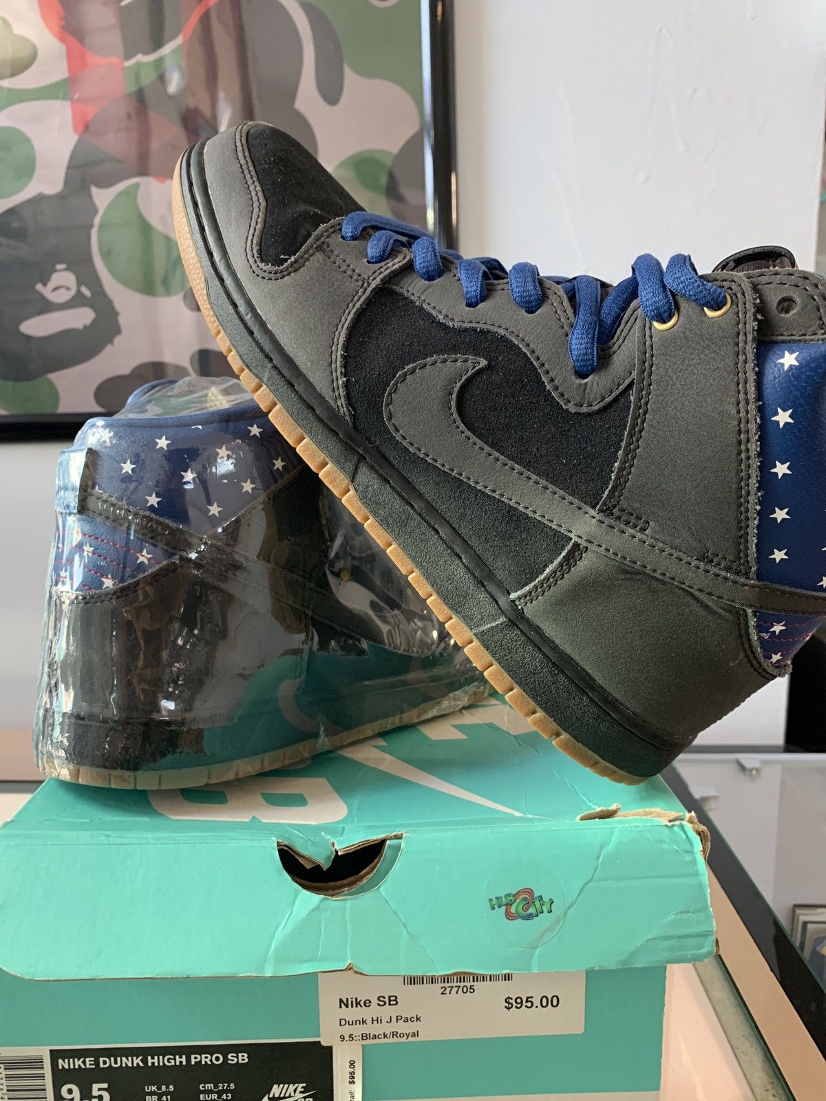 Nike Dunk High Pro SB Jpack 2014 “Captain America” | Grailed