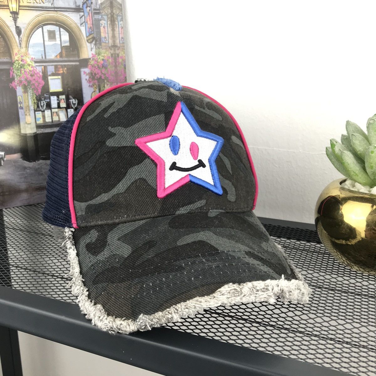 Vintage ‼️FINAL DROP‼️Vintage Distressed Star Lean Trucker Hat | Grailed