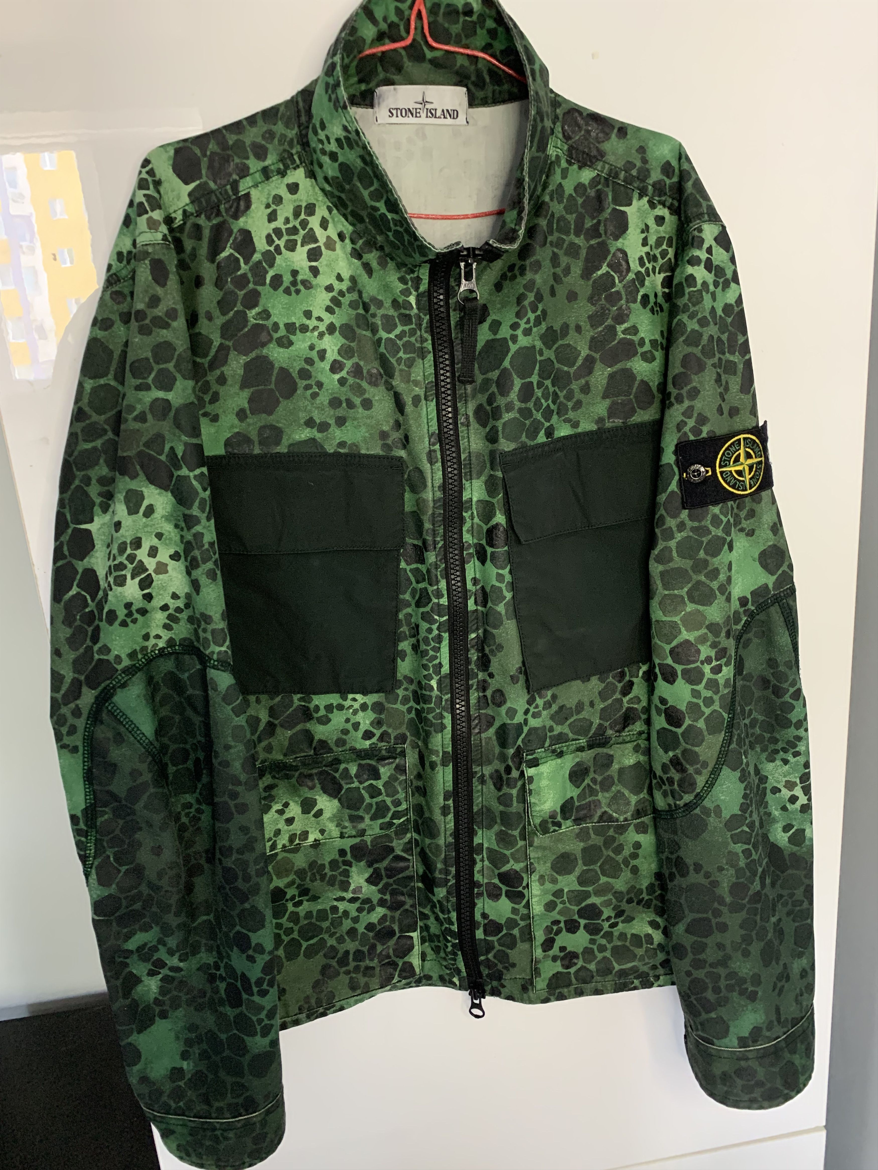 Stone Island Stone island alligator camo 50 fili jacket | Grailed
