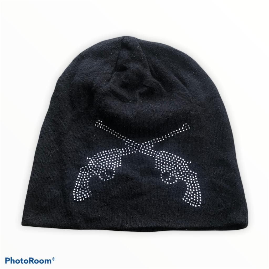 Designer × Rare × Streetwear BODY MAKER SPARKLING GUN BEANIE HAT | Grailed