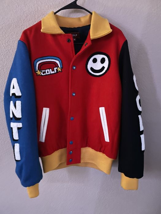 Golf Wang Golf Wang Anti Golf Primary Varsity Jacket | Grailed