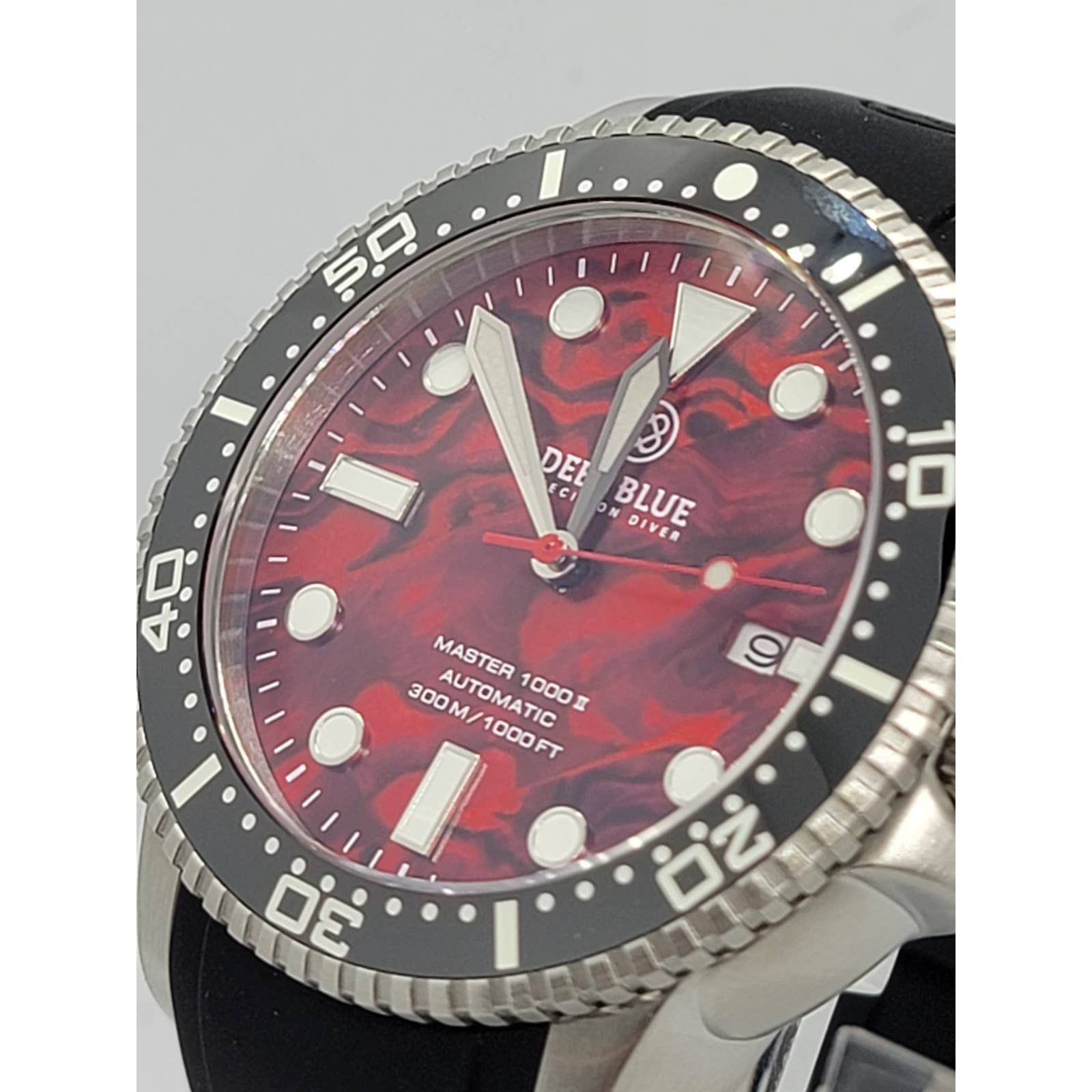 Other Deep Blue Red Abalone Master 1k Automatic 44mm Diver | Grailed