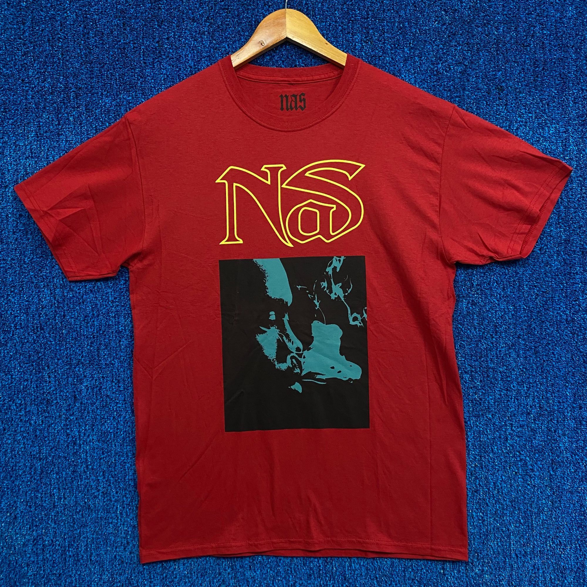 Nas × Streetwear × Tour Tee Nas Smoking Stillmatic 90s Rap Tee M | Grailed