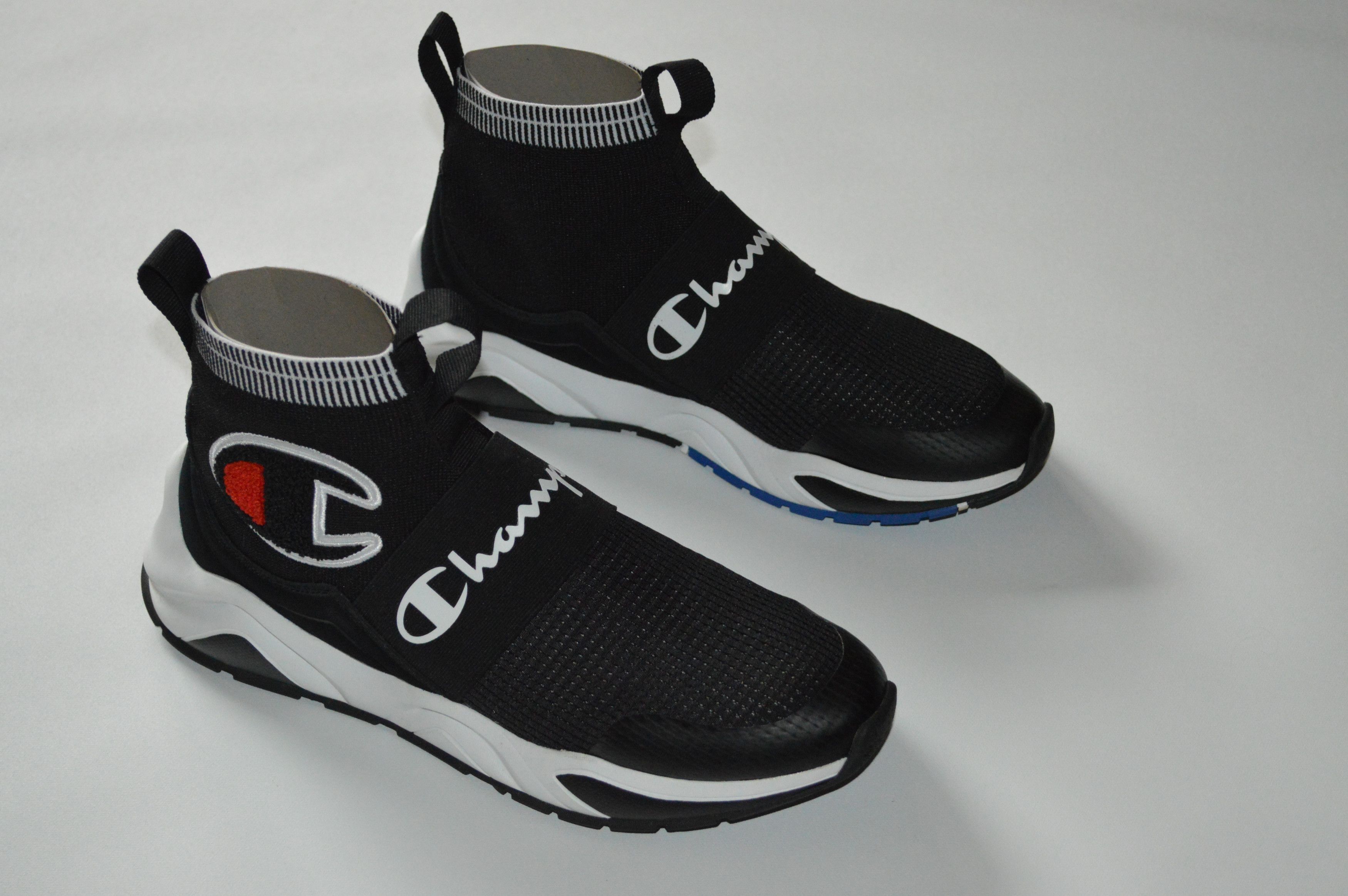 Champion Champion Rally Pro black and white sock sneakers | Grailed