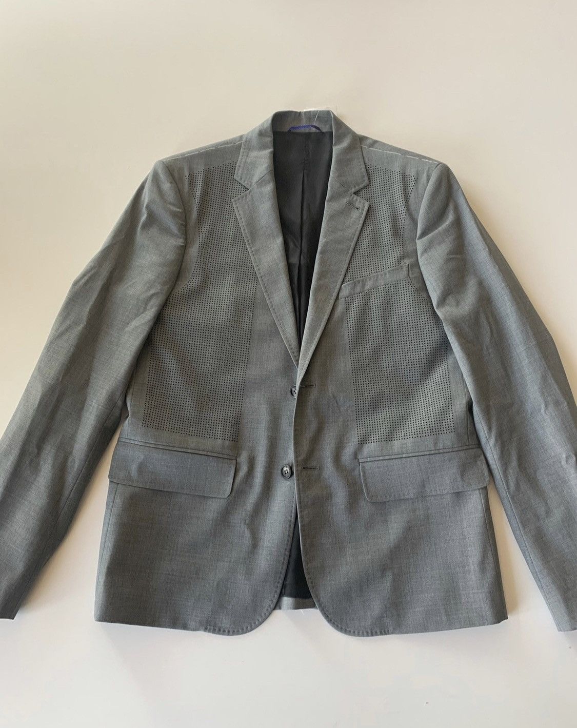 Oamc 2 Button Perforated Suit Jacket Blazer | Grailed