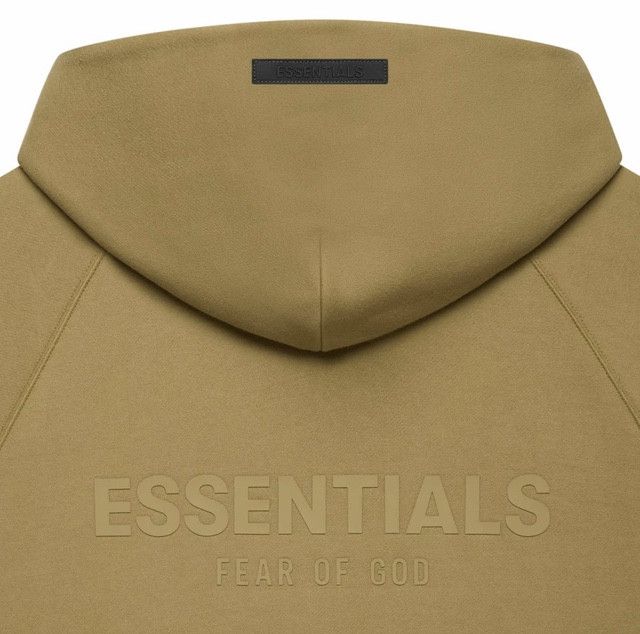 Pacsun Fear of God x ESSENTIALS Pullover Hoodie - AMBER | Grailed