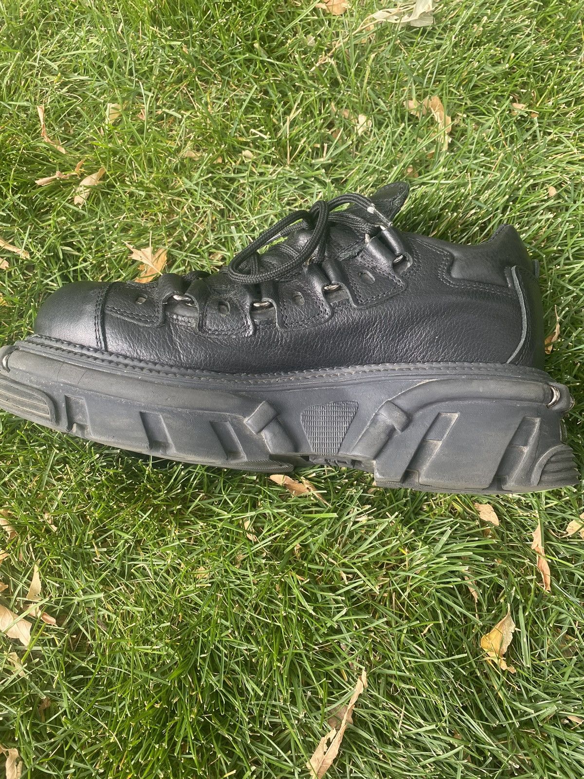 Aldo × Vintage Vintage Aldo x Gordon Jack Leather Chunky Platform ...