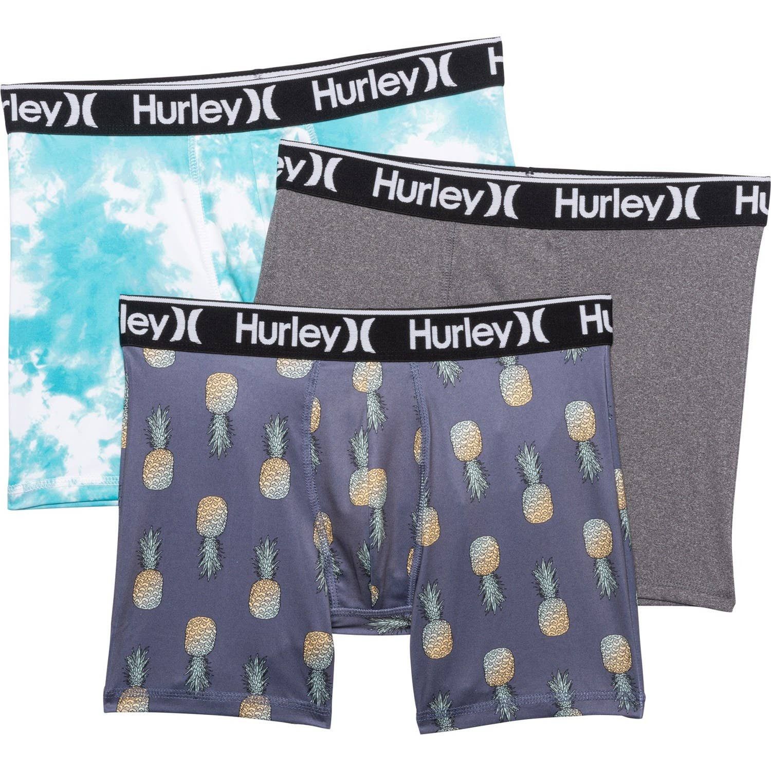 Hurley Hurley Regrind Men's Boxer Briefs 3 Pack Large | Grailed