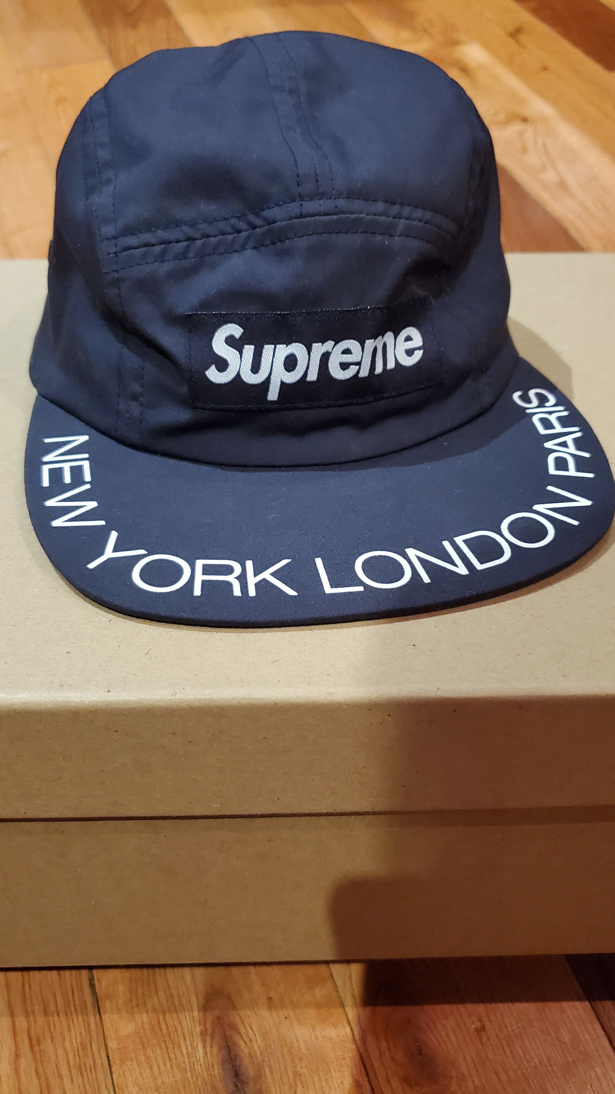 Supreme Supreme Visor Print Five Panel Camp Cap | Grailed