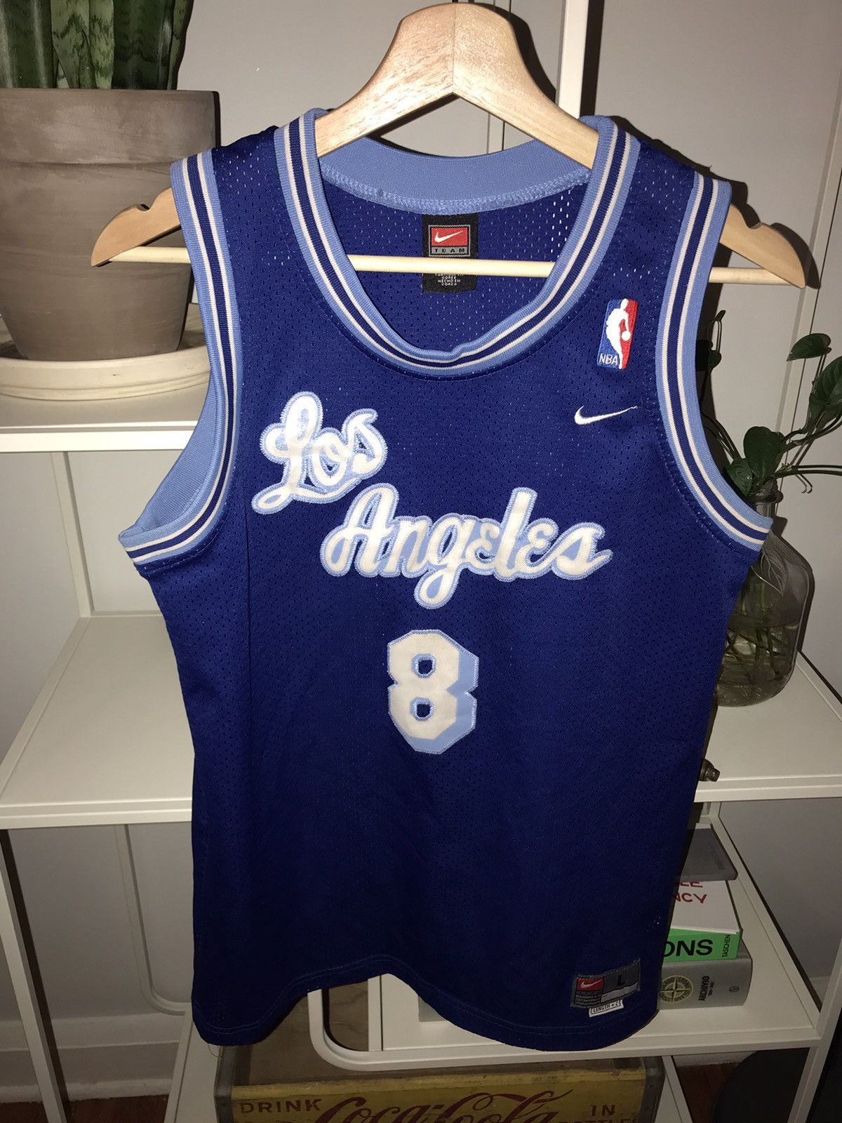 Nike × Vintage Y2K Nike Baby Blue Los Angeles Laker Kobe Bryant Jersey ...
