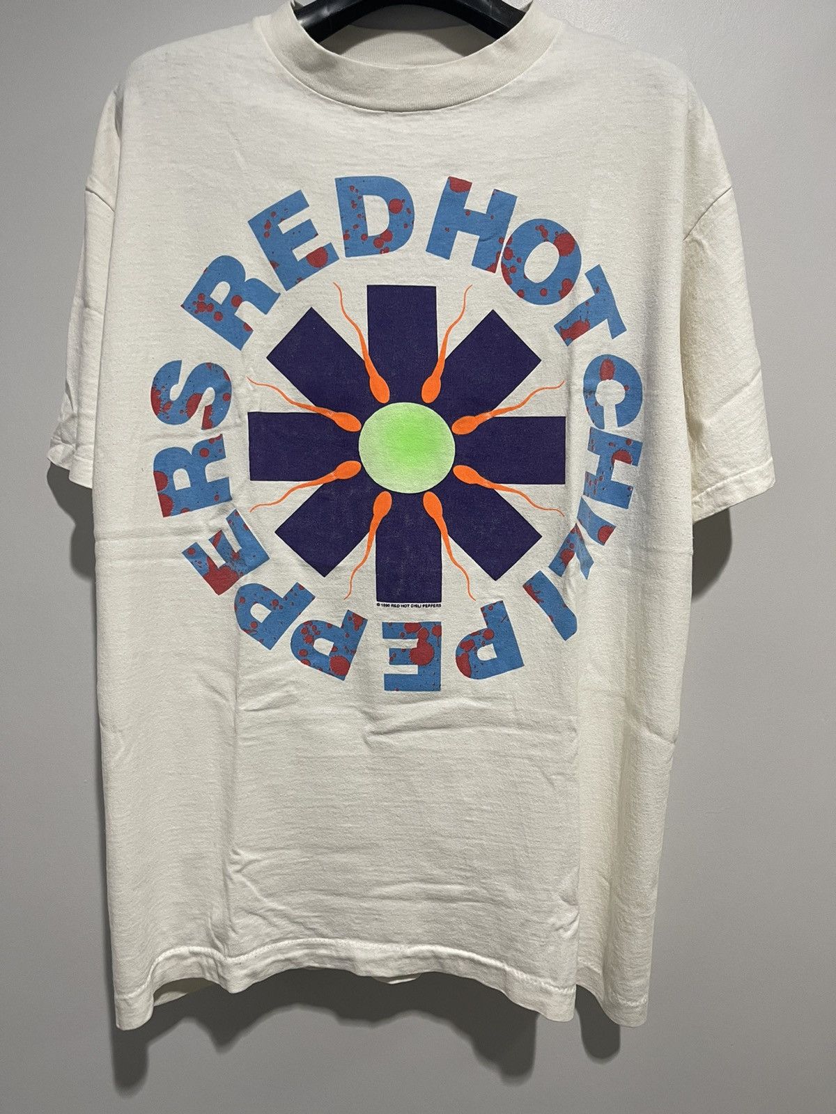 Vintage Vintage 90s Red Hot Chili Peppers Sperm T Shirt Grailed