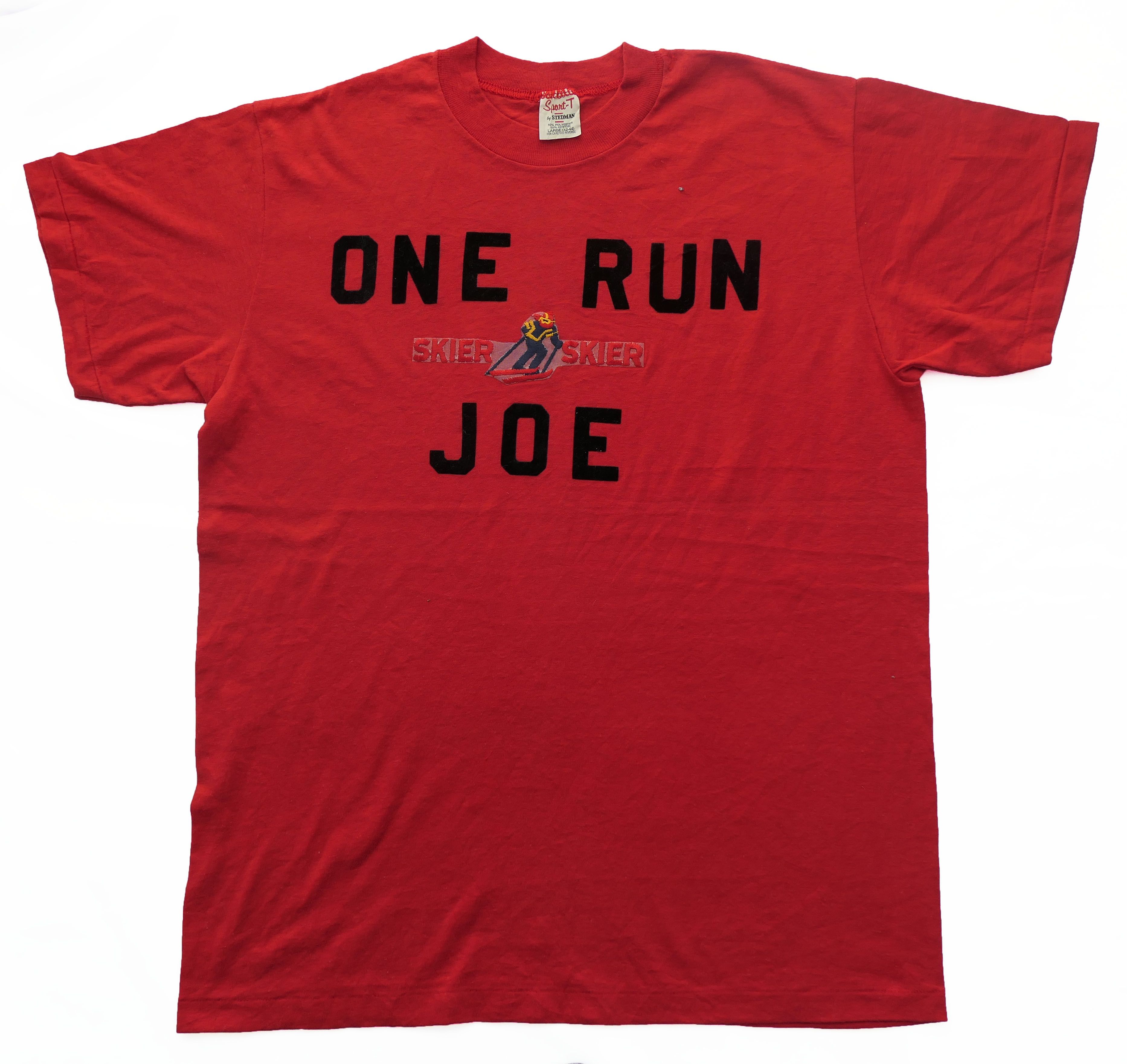 Vintage Vintage 80's One Run Joe T-Shirt Classic Fit | Grailed