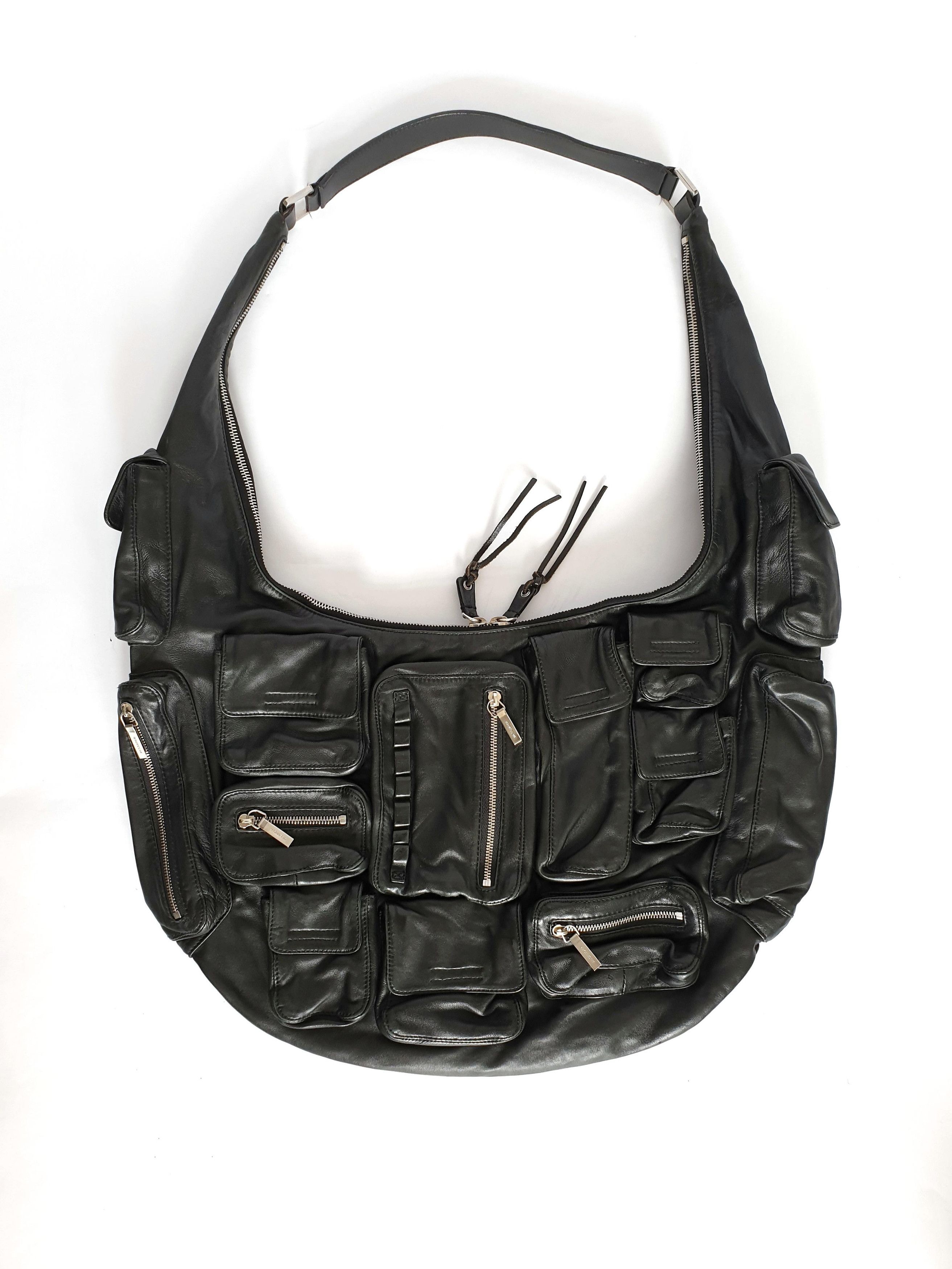 Jil Sander Ultra rare large leather utility multi pocket Jil Sander Ultra rare large leather utility multi pocket