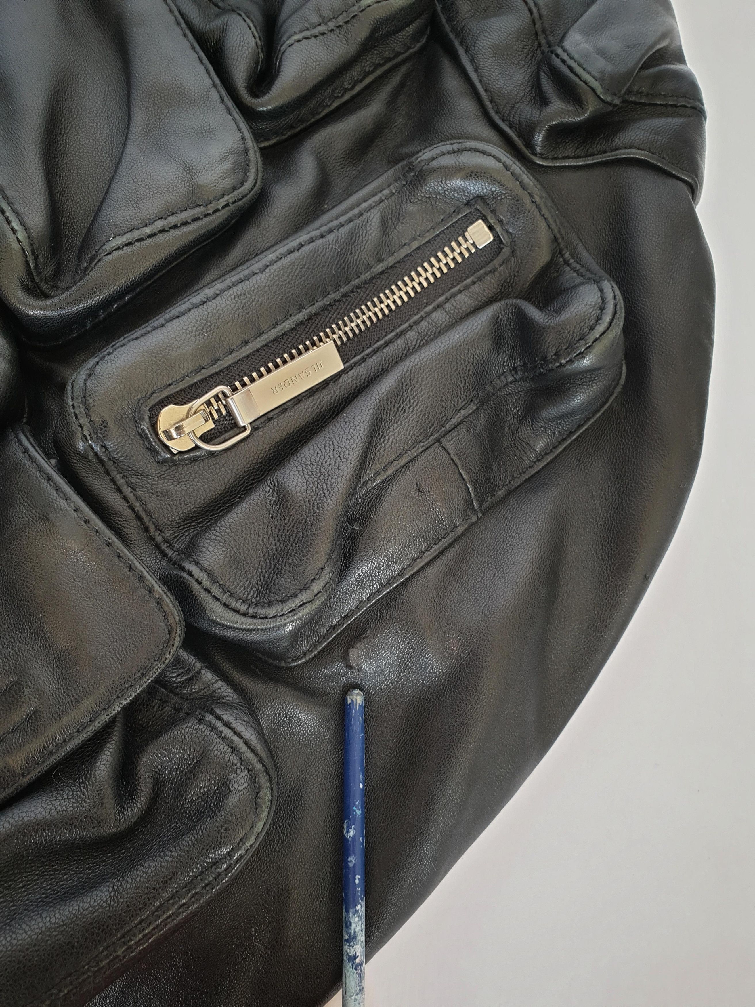 Jil Sander Ultra rare large leather utility multi pocket Jil Sander Ultra rare large leather utility multi pocket
