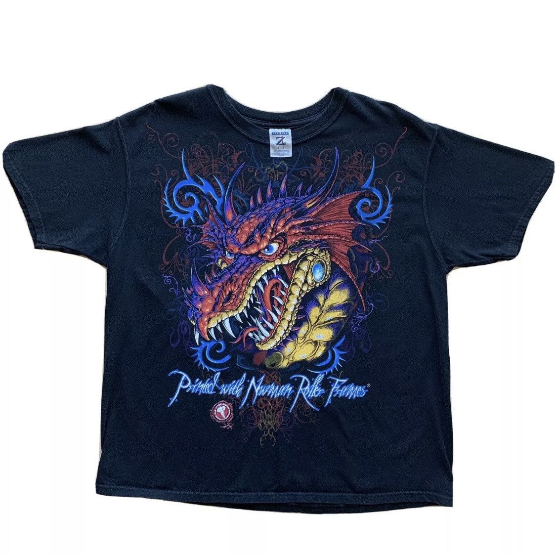 Made In Usa × Streetwear × Vintage Dragon All Over Print Vintage Shirt ...