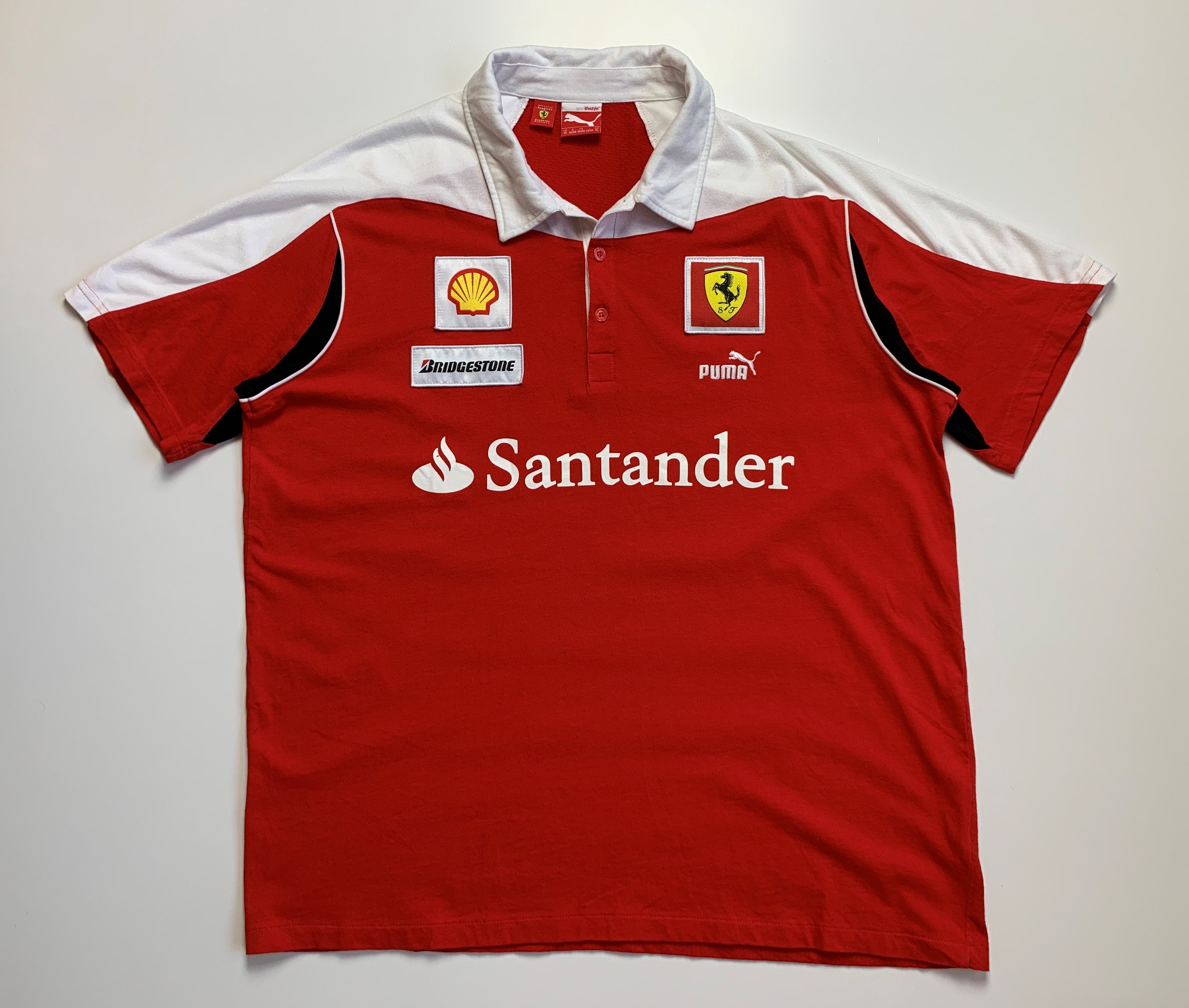 Puma Men's Puma Scuderia Ferrari Polo T-shirt | Grailed