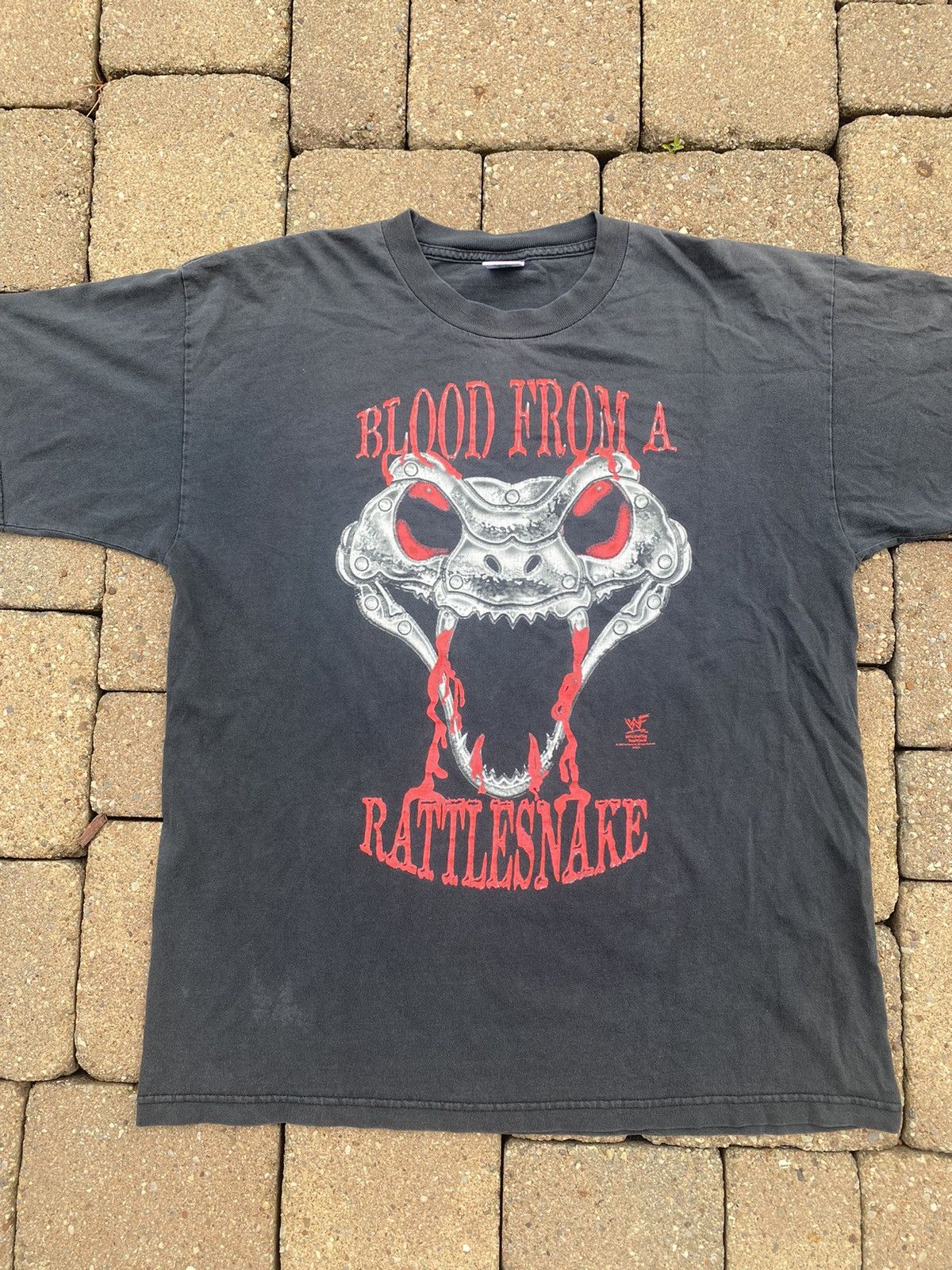 Vintage × Wwf Vintage 1998 Stone Cold Blood From A Rattlesnake Shirt ...