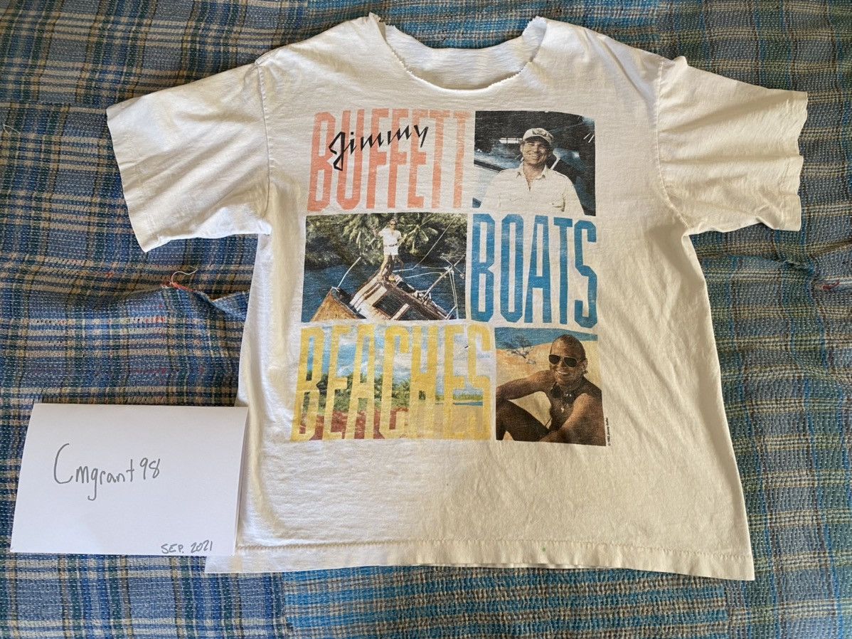 Vintage Vintage Jimmy Buffett 90s Beach Boats Margaritaville Tour | Grailed