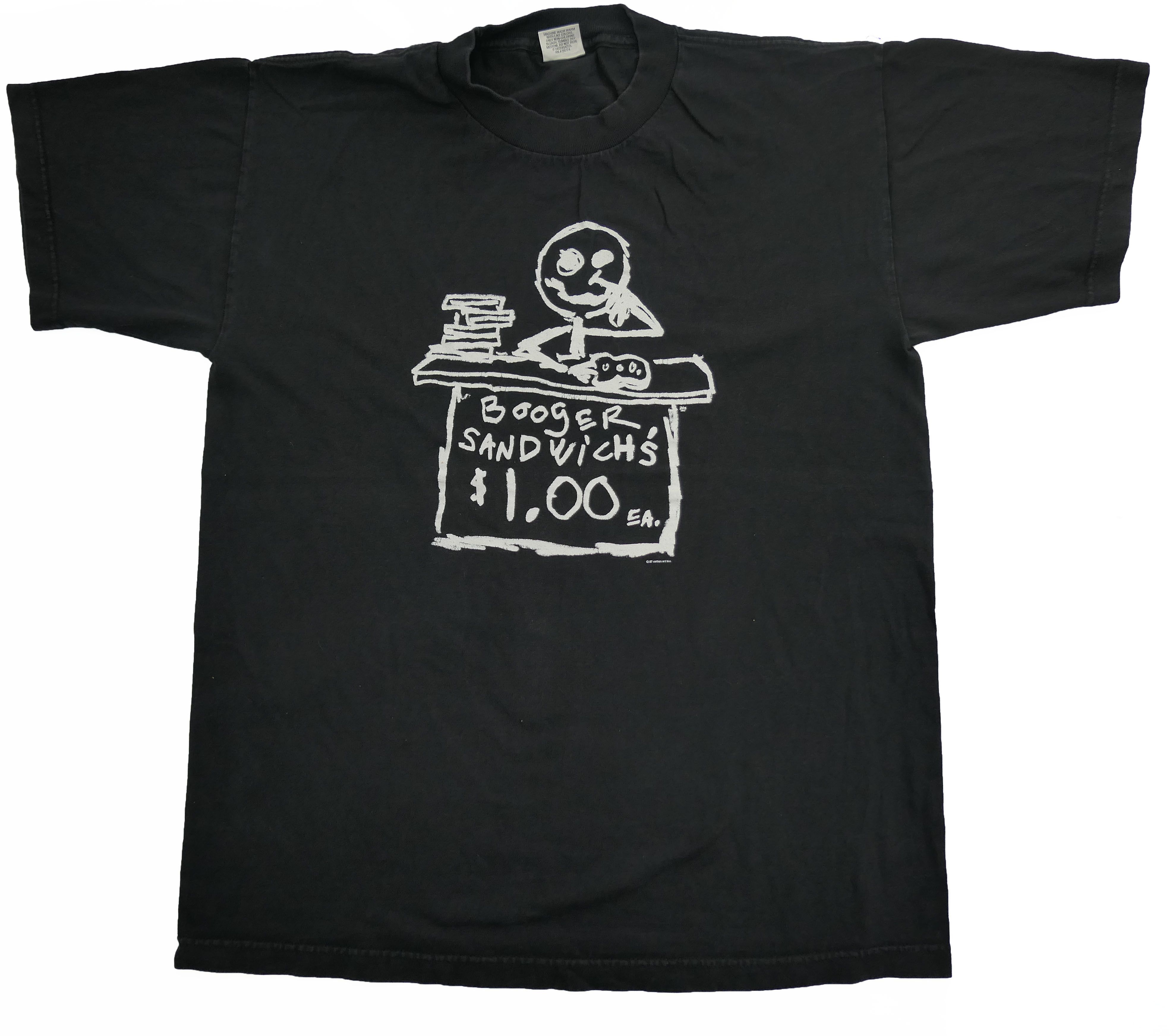 Vintage VTG 90'S Booger Sandwich DOUBLE SIDED GRAPHIC T-Shirt | Grailed