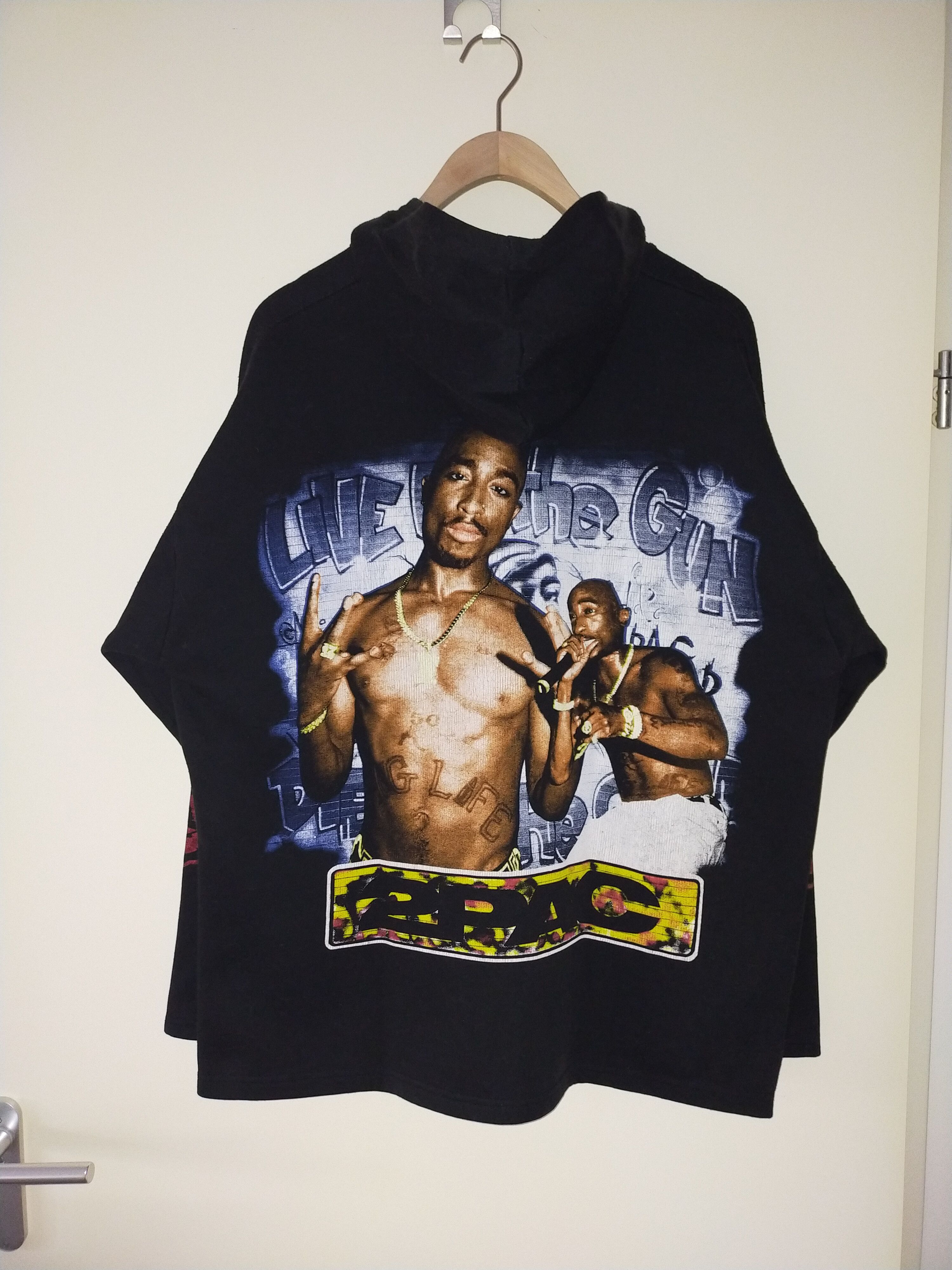 Vintage Tupac 2Pac vest hoodie | Grailed
