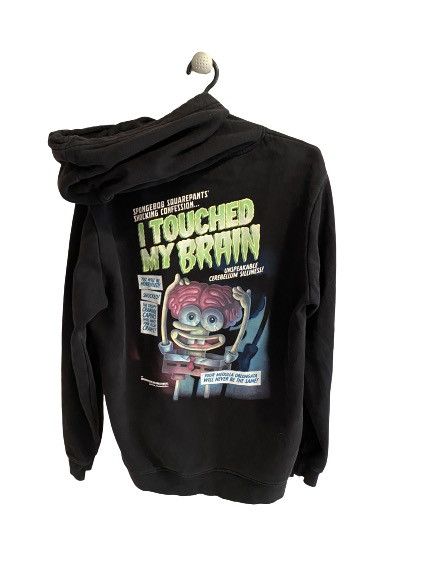 H&M × Nickelodeon × Vintage Spongebob i touched my brain Hoodie | Grailed