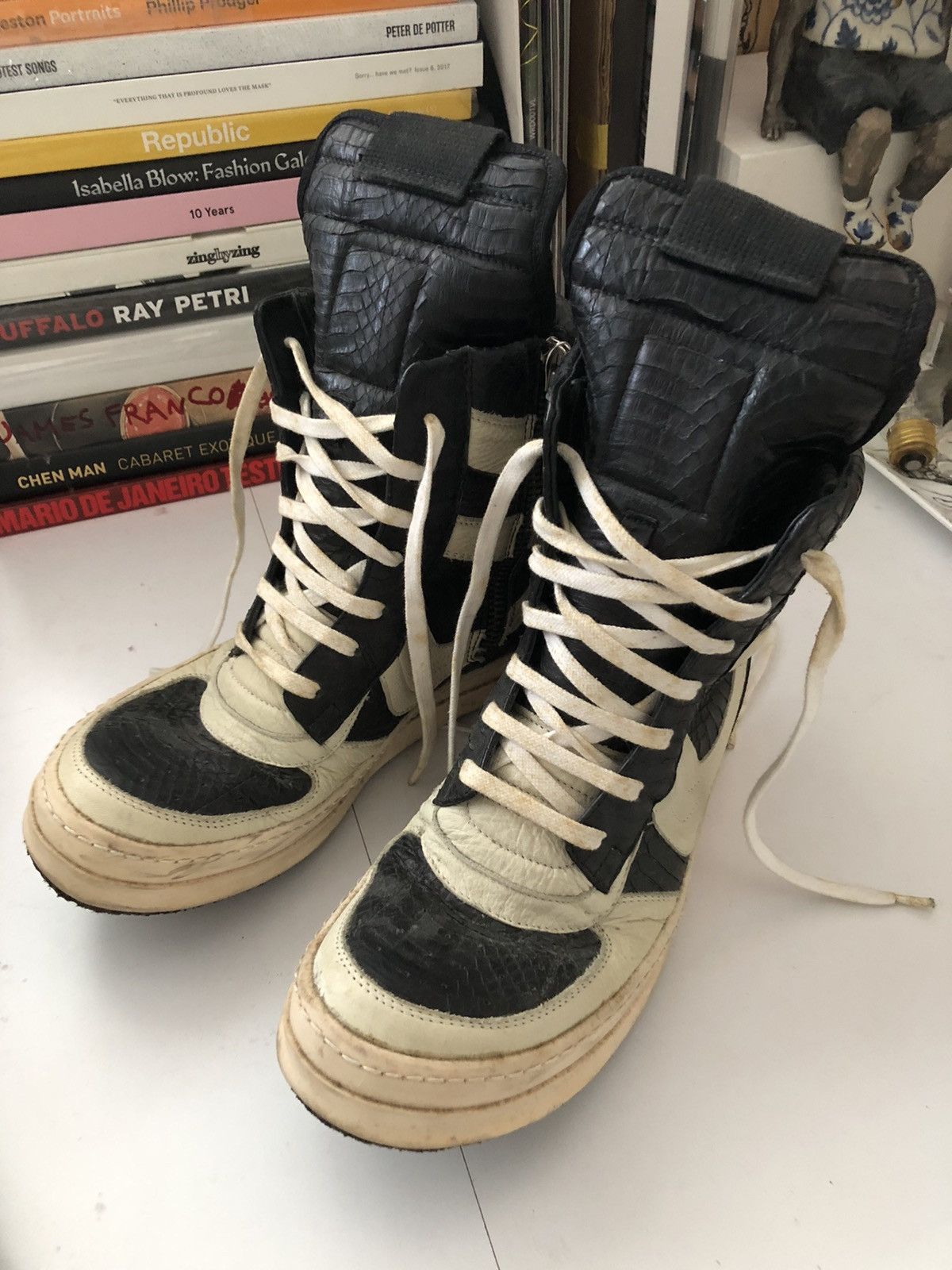 Rick Owens Rick Owens Python Dunk antonioli exclusive limited edition ...