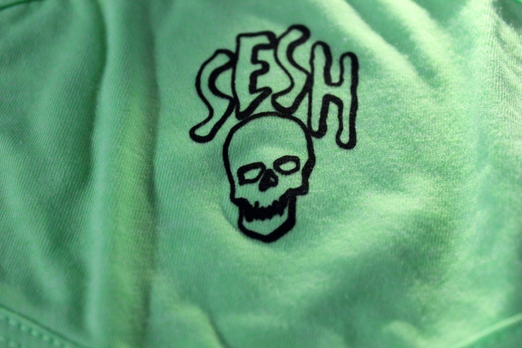 Team Sesh TeamSESH Skull Face Mask Green | Grailed