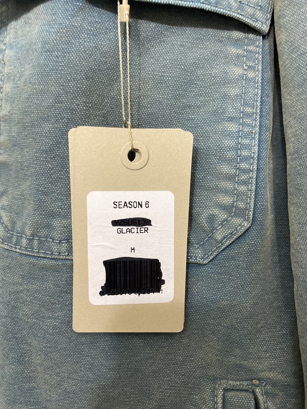Yeezy Season Yeezy Season 6 Glacier Blue Work Jacket | Grailed