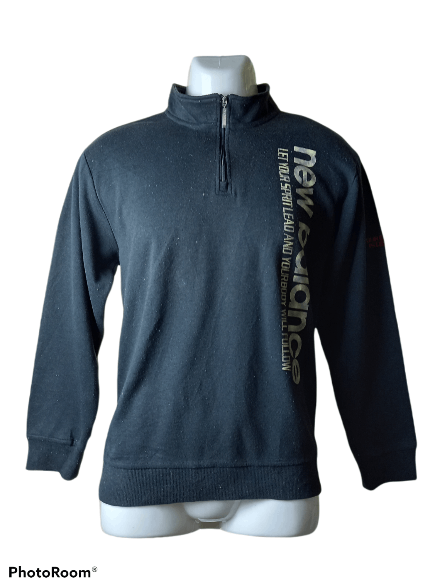 New Balance × Streetwear NEW BALANCE BIG LOGO ZIPPER SWEATSHIRT | Grailed