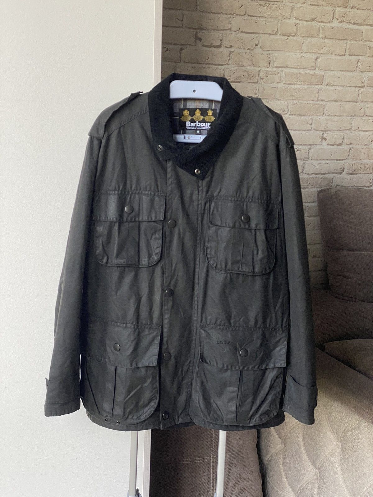 Barbour × Waxed BARBOUR Trooper WAXED Jacket Size M | Grailed